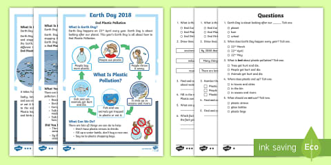 KS1 Earth Day 2025: Our Power, Our Planet Differentiated Reading ...