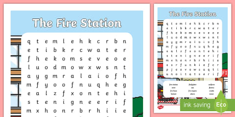 Fire Station Word Search