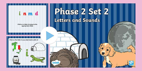 Phase 2 Set 2 Letters and Sounds with Audio