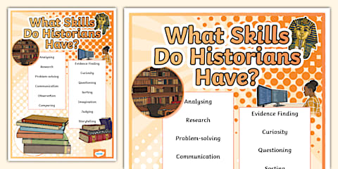 Famous Historians Display Posters