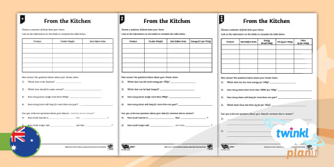 Year 3 Statistics: Interpret and Present Data Lesson 1