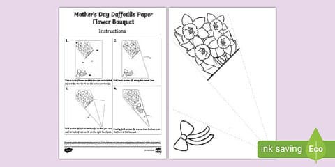 Here Is a Flower Mother's Day Rhyme Card