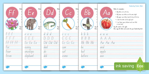 South Australia Cursive Letter Formation Resource Pack
