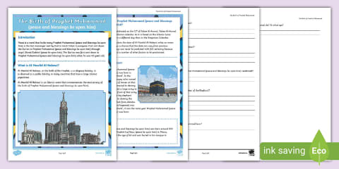 All about Prophet Muhammad Activity Booklet