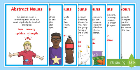 Display Poster for groups of Nouns (Large) - nouns, nouns poster, types ...