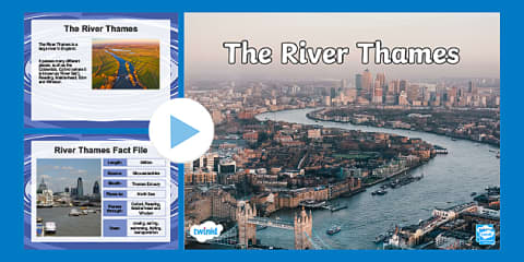 10 Facts about the River Thames Display Poster