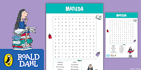 'Charlie and the Chocolate Factory' Word Search | Roald Dahl