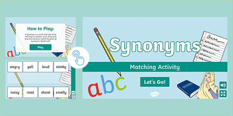 Polar Pairs: Synonyms Game | Twinkl Go!