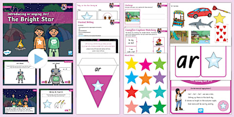 Find and Write the ar Words Differentiated Worksheet Pack