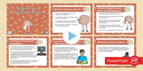 Genius Hour Brainstorm Template