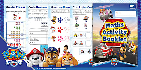 PAW Patrol: Maths Activity Booklet [Ages 3-5]