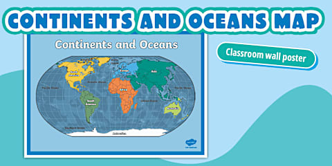 Map of the World Labelled