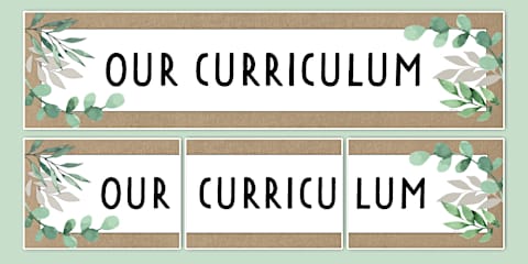 Botanical Editable Banner