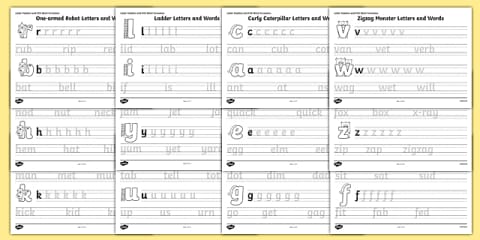 NSW Foundation Handwriting Practice Sheets