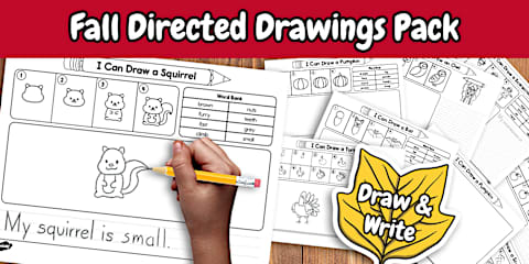 Step-By-Step Directed Drawing Pack for Beginners