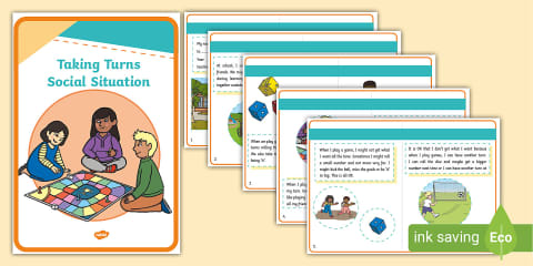 Social Story Waiting Your Turn Booklet