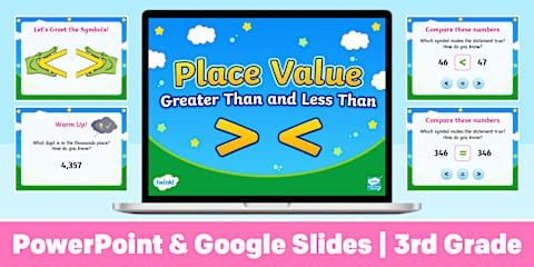 Third Grade Comparing Fractions Challenge Game