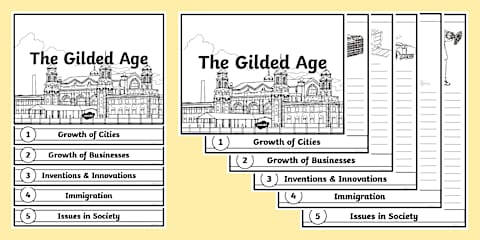The Gilded Age PowerPoint & Google Slides for 6th-8th Grade