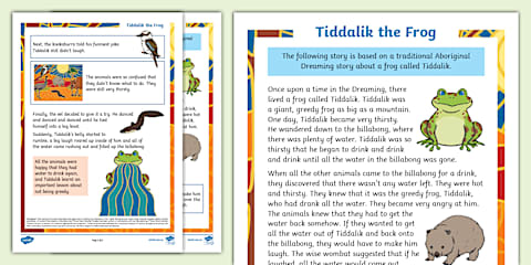 Tiddalick the Frog Play Script