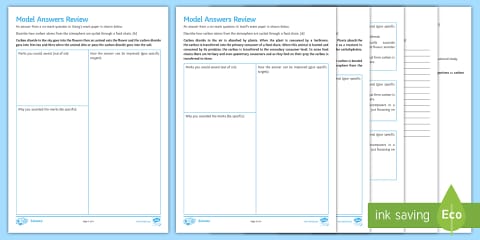 Carbon Cycle Cut and Paste Worksheet
