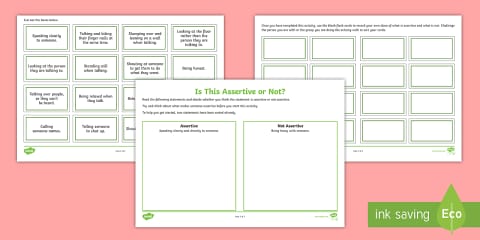 Assertiveness Skills Visual Support Superheroes - assertive