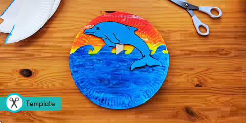 My Dolphin Craft and Write -in Word Family Activity for K-1st Grade