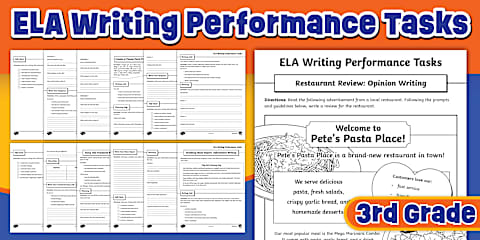 Third Grade Informative Writing: A Biography Paragraph Worksheet