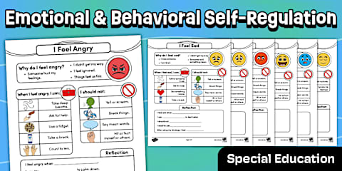 My Body and Feelings Posters for Special Education | Emotional Regulation