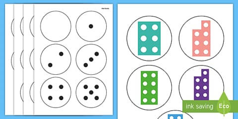 0-20 Number Subitising Flash Cards