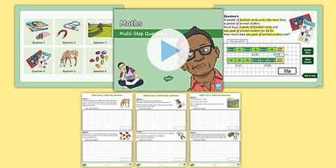 Year 6 Maths Multi-Step Questions Activity Pack 1