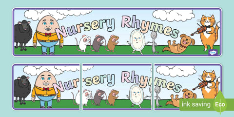 The Farmer in the Dell Nursery Rhyme Display Poster