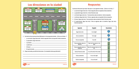 Directions PowerPoint Spanish