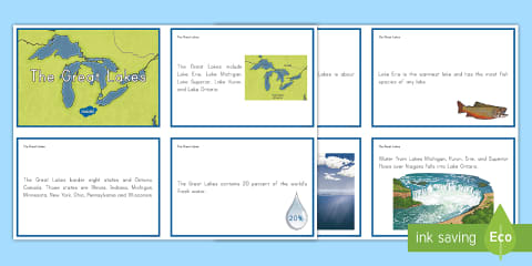 The Great Lakes Facts Pop Quiz for 3rd-5th Grade