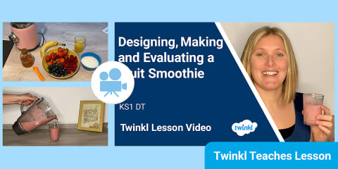 KS1 Fruit Smoothie Recipe Differentiated Comprehension Activity