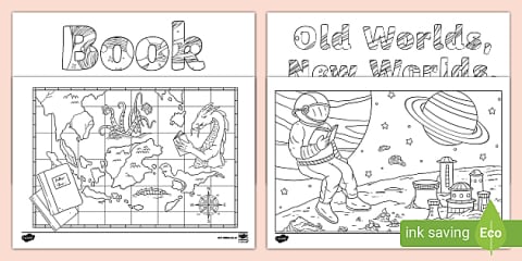 Book Week Collaborative Colouring Pages