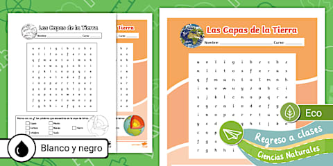 Sopa de letras interactiva: La contaminación
