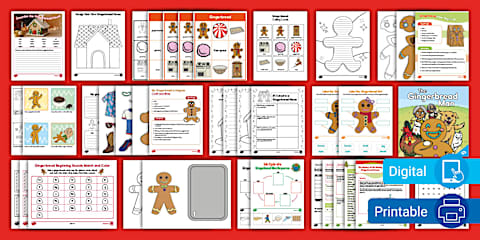 Gingerbread in Disguise Craft and Write Activity
