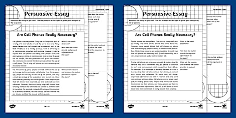 Sixth Grade Essay Structure Reference Sheet