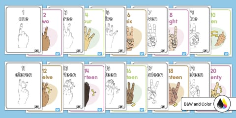 ASL Letters Handshape Cutouts