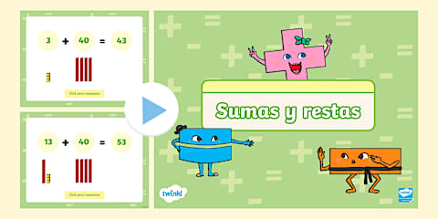 Hoja de actividad: Completar sumas y restas