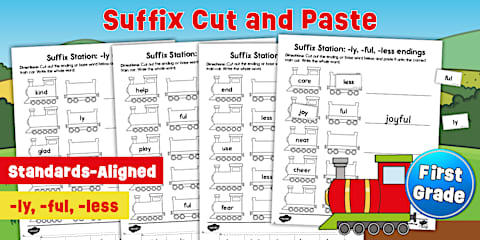 Second Grade Suffixes -y & -ly Worksheet