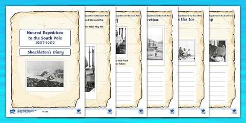 Ernest Shackleton's Adventures Display Timeline