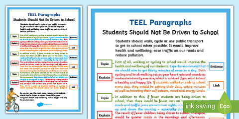 PEEEL/TEEEL Paragraph Structure Poster
