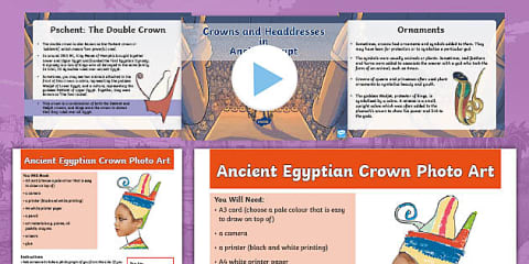 Egyptian Necklace Paper Plate Craft