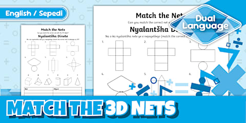 Grade 7 Maths - Term 1 - Circles Poster - Sepedi/English (CAPS Aligned)