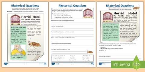 KS2 Rhetorical Questions PowerPoint