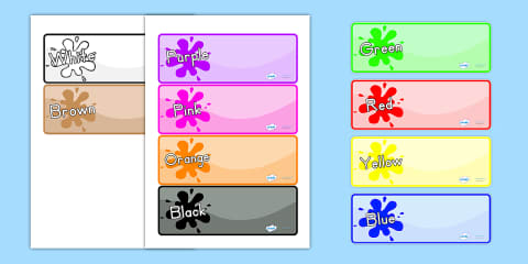 Editable Summer Cubby Labels
