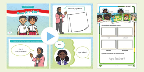 Lightning Languages | Indonesian | Sparks | How Are You? Interactive ...