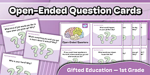Question of the Day PowerPoint & Google Slides for K-2nd Grade