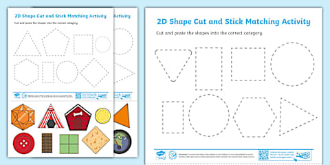 2D Shapes Robot Activity | Twinkl